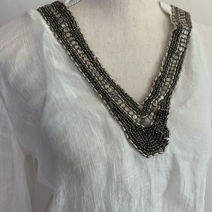 Swim | Sheer White Beachbathing Suit Coverup Small | Poshmark
